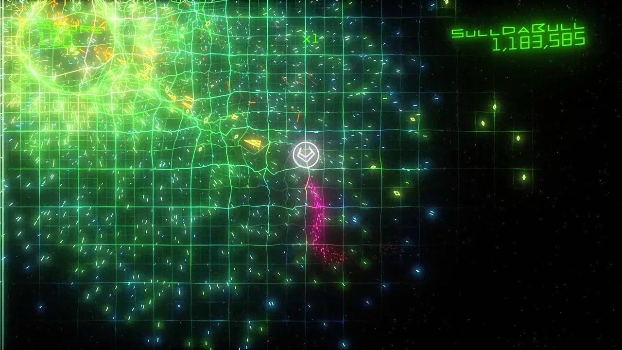 Geometry Wars Retro Evolved 2 - 1080p60 Revisit - Waves Mode - YouTube