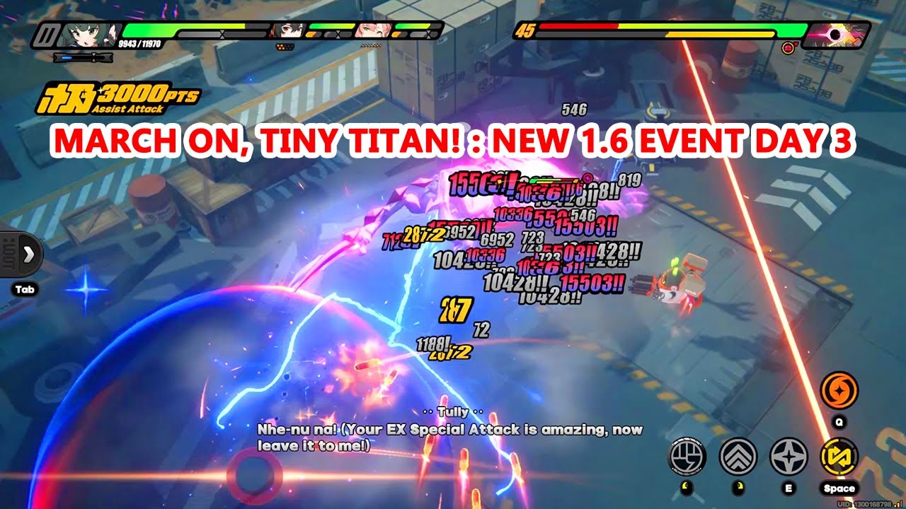 Zenless Zone Zero March On, Tiny Titan! : New 1.6 Event Day 3 - Free Trial Qingyi Gameplay - YouTube