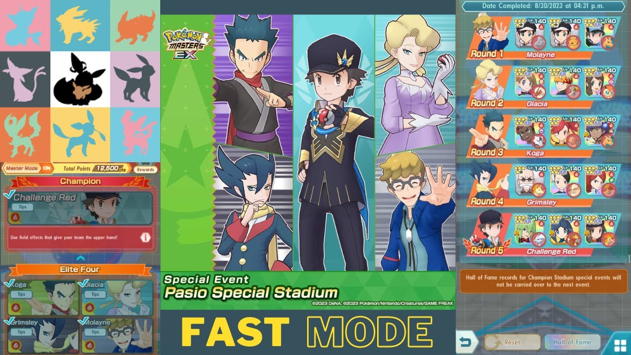 12500 Points Master Mode Pasio Special Champion Stadium Season 3 ...