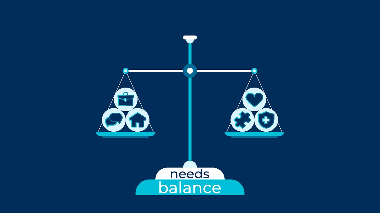 Life balance wheel animation - 2D motion graphics - YouTube