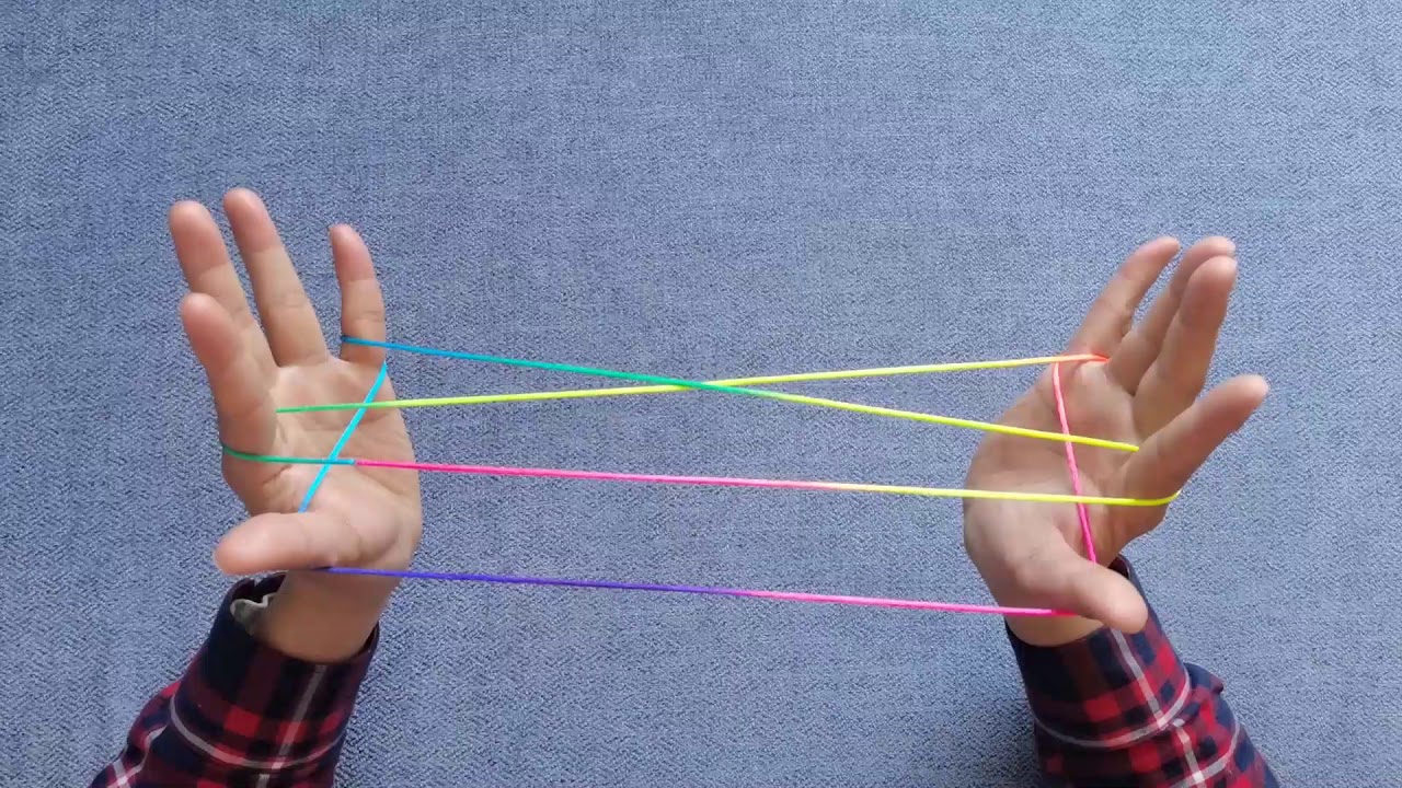 Magic rainbow rope toy and magic line - YouTube