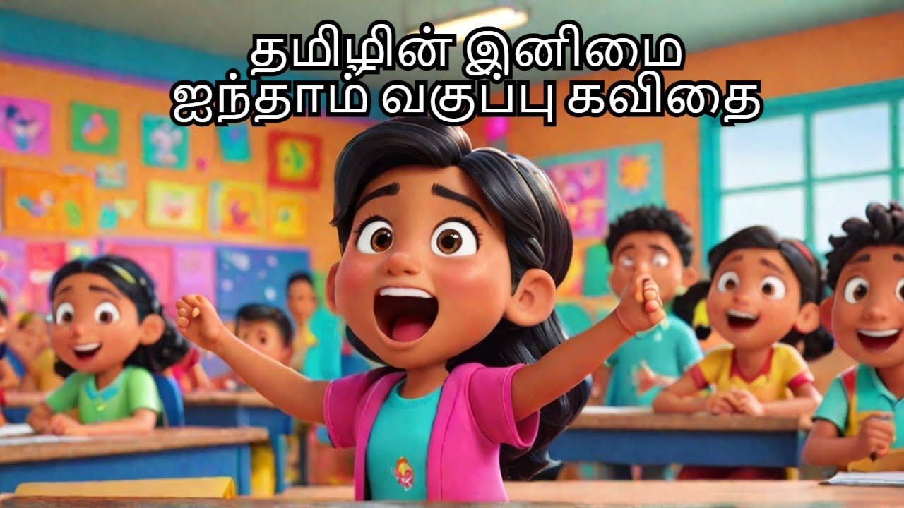 Tamilin Inimai Padal in Tamil | Standard 5 | Term 1 - YouTube