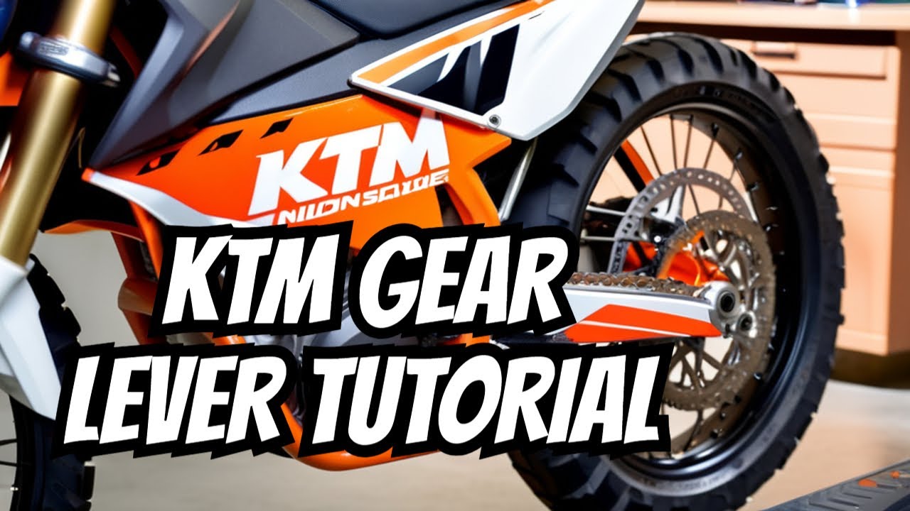 How to change Gear Lever on KTM bikes | Step-by-Step Guide - YouTube