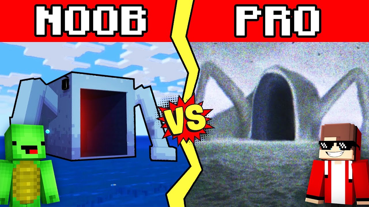 SEA EATER Build Battle In Minecraft - NOOB VS PRO CHALLENGE - Maizen Mizen Mazien Parody - YouTube