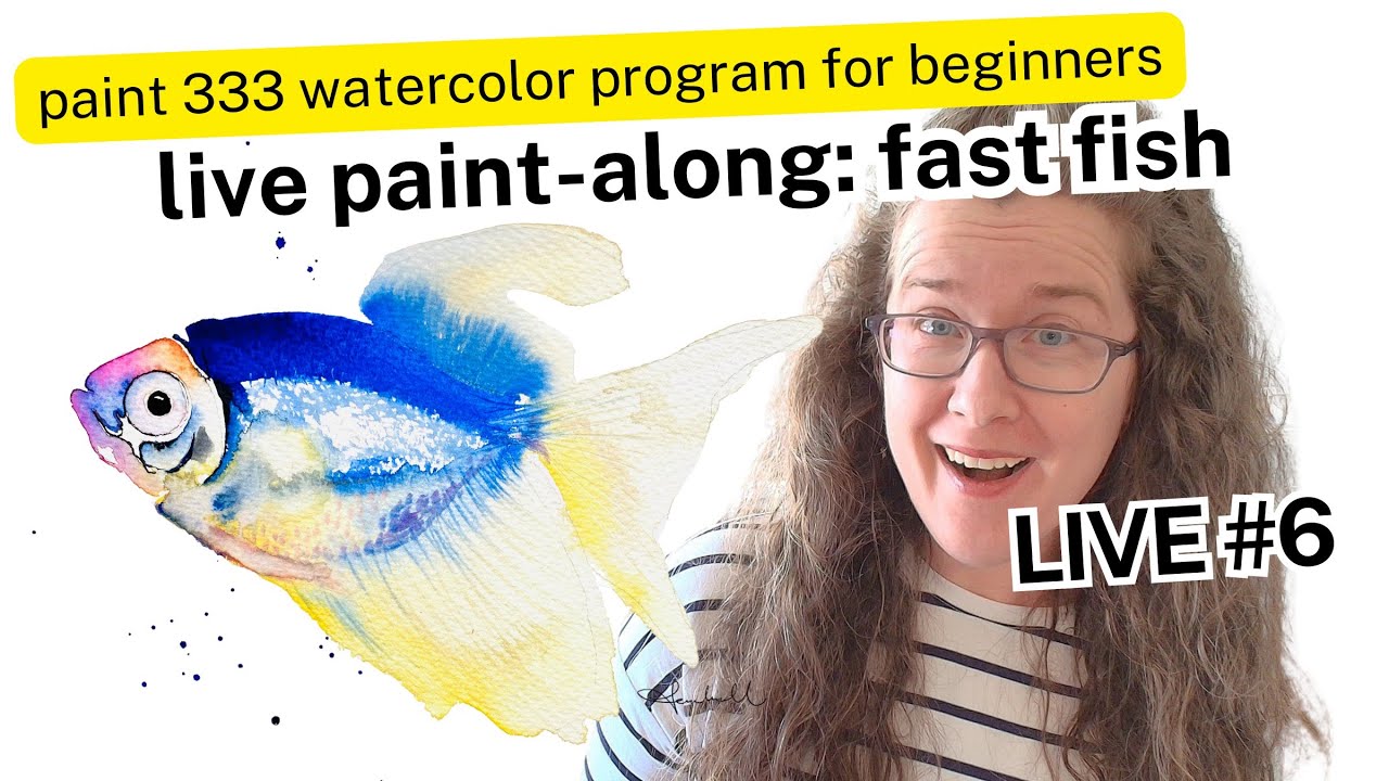 Watercolor Paint-Along Live - paint 333 watercolor program for ...