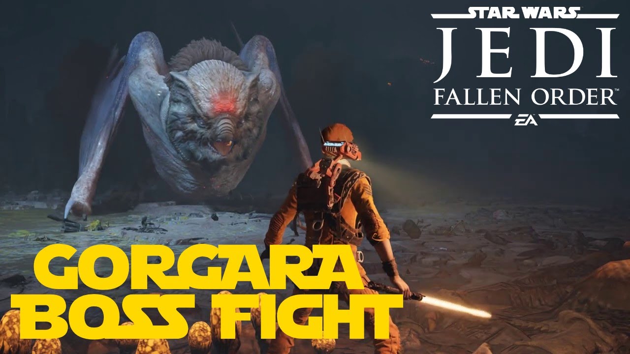 Star Wars Jedi: Fallen Order | Gorgara Boss Fight - YouTube