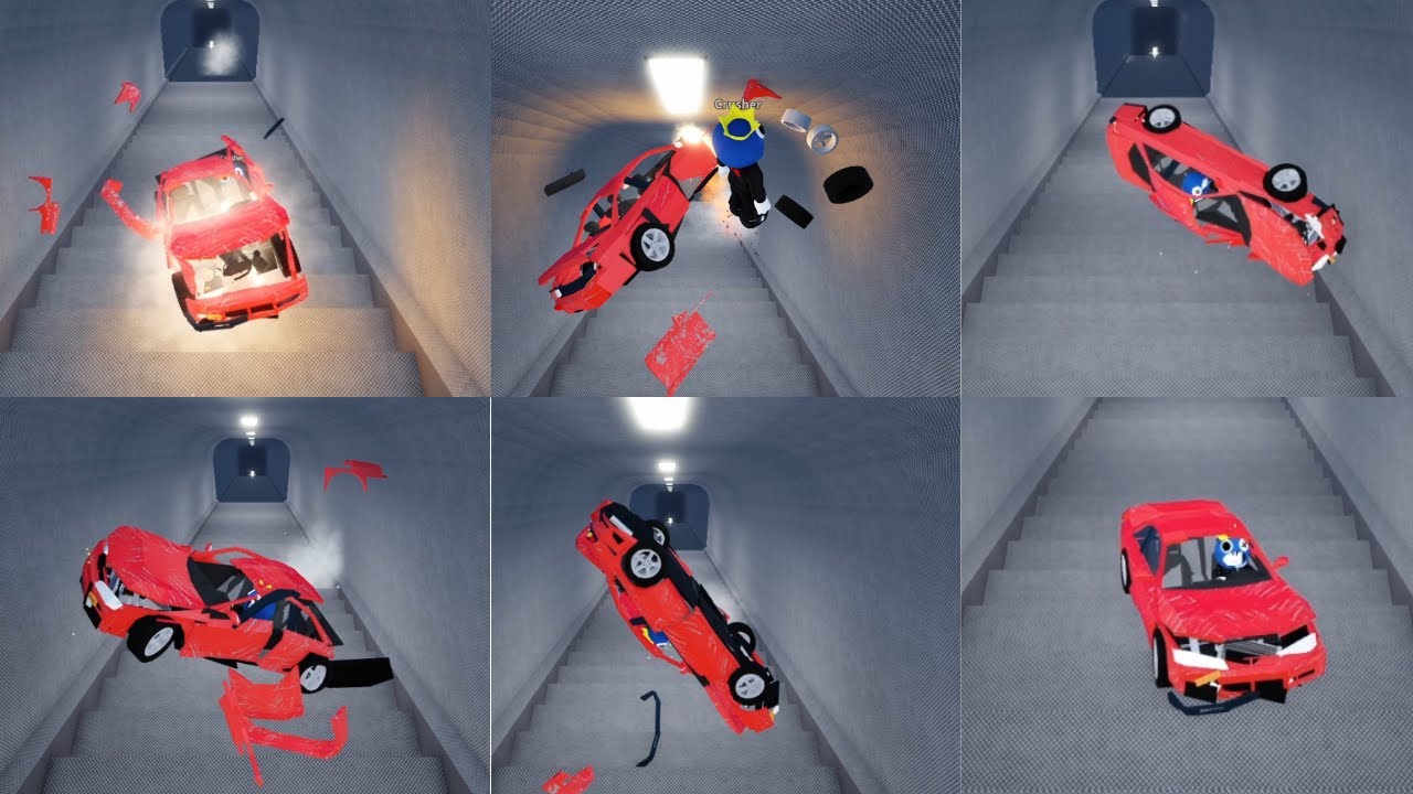 THE STAIR FALL - CRASH TEST DUMMY #1 - YouTube