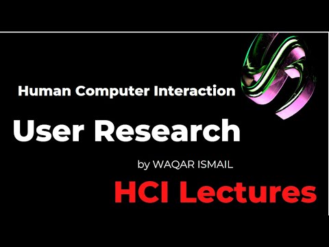 User Research | Huiman Computer Interaction | HCI Lectures - YouTube