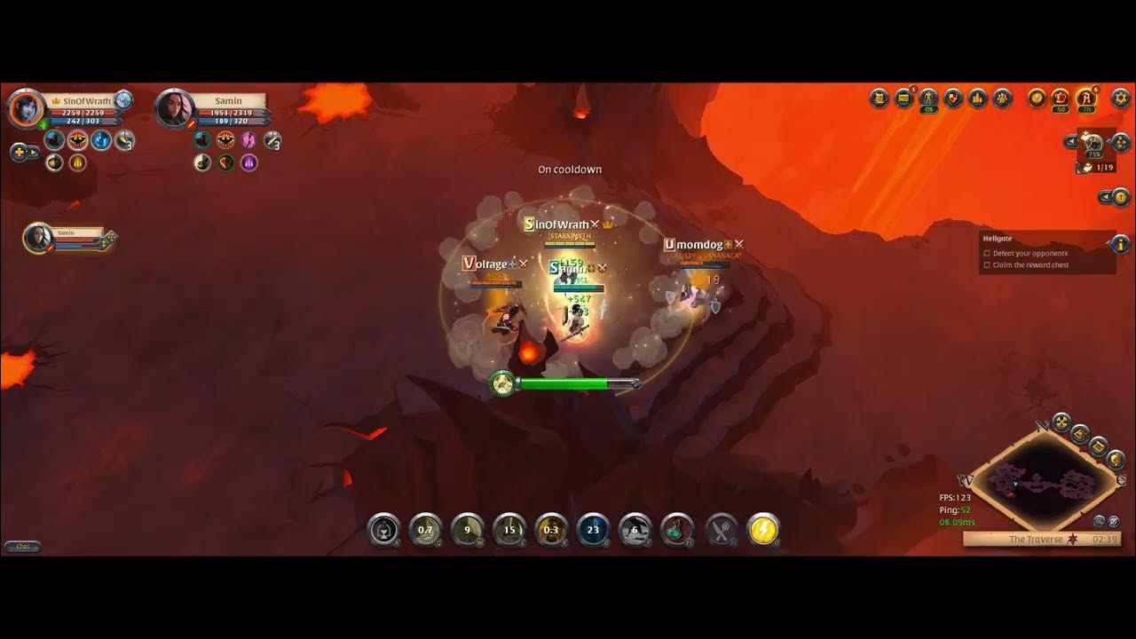 Albion Online 2v2 Hellgate, Great Holy POV - YouTube