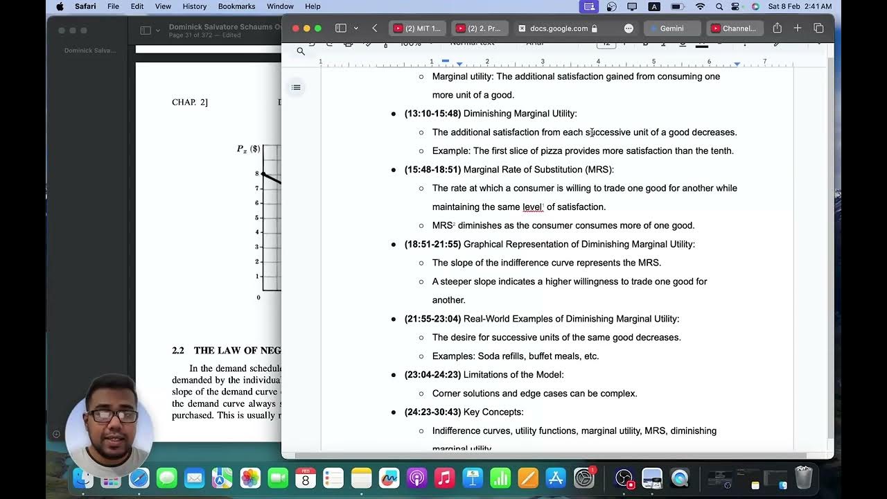 STUDY: 2. Principles of Microeconomics - Preferences and Utility Functions - YouTube