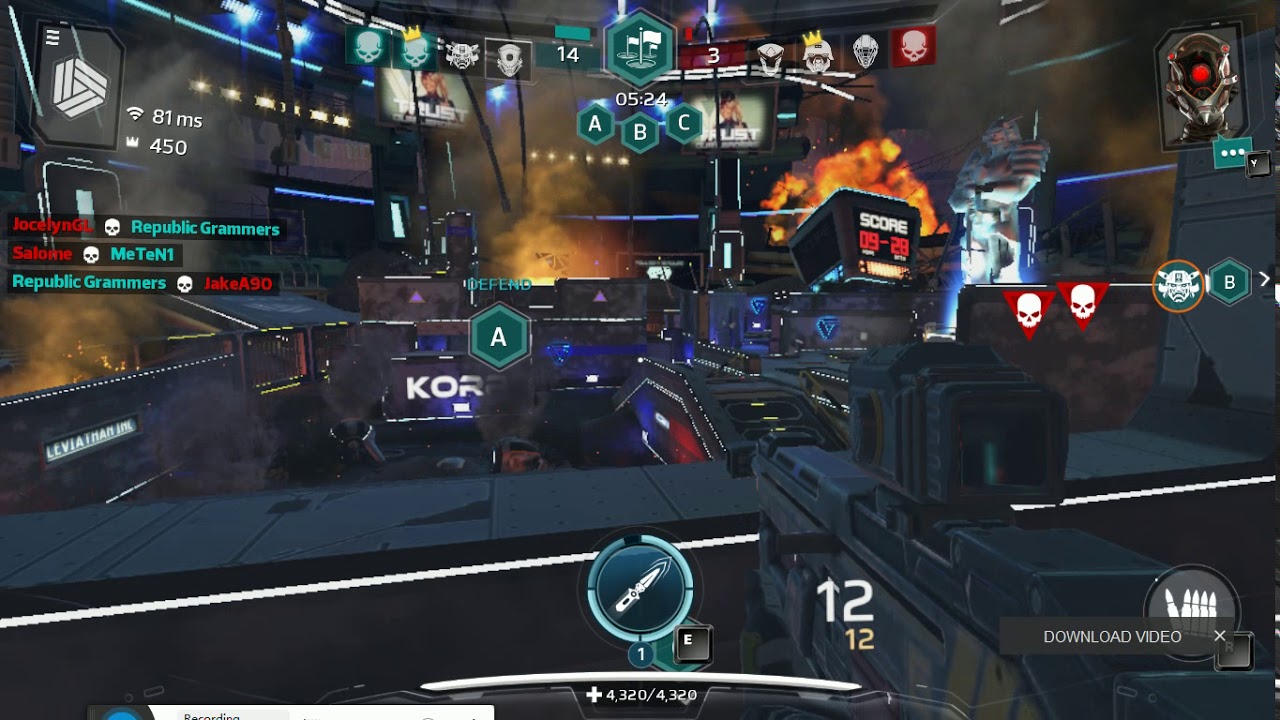 Modern Combat Versus - SEVEN Gameplay - YouTube