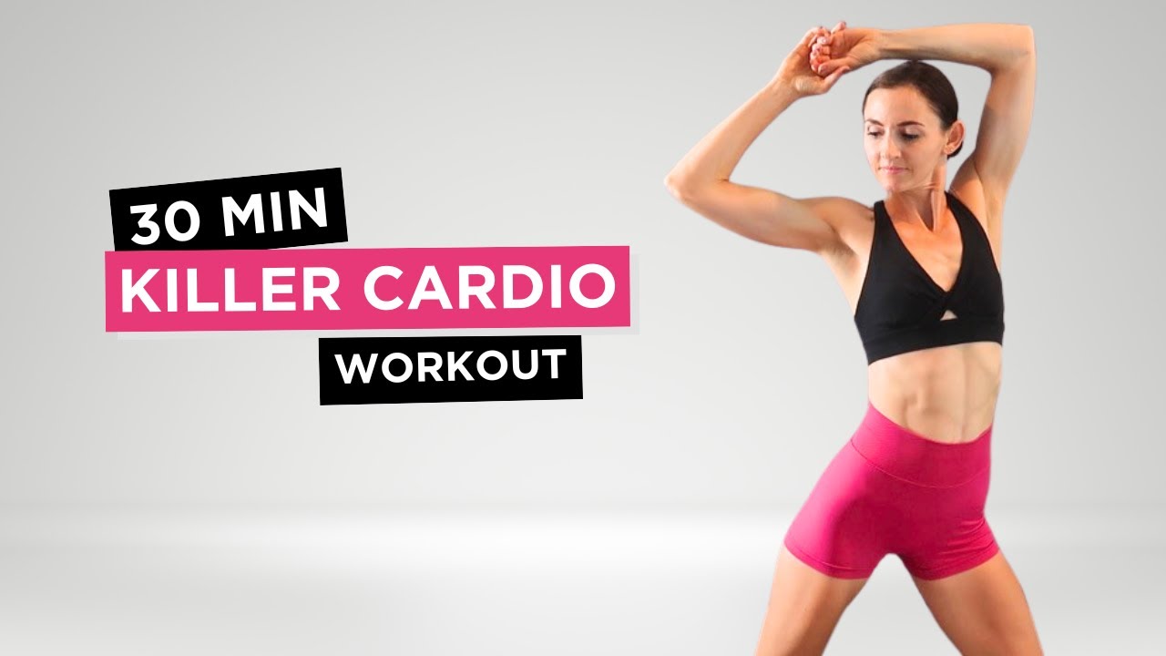 30 MIN KILLER HIIT Workout - No Equipment - No repeats, Full Body ...