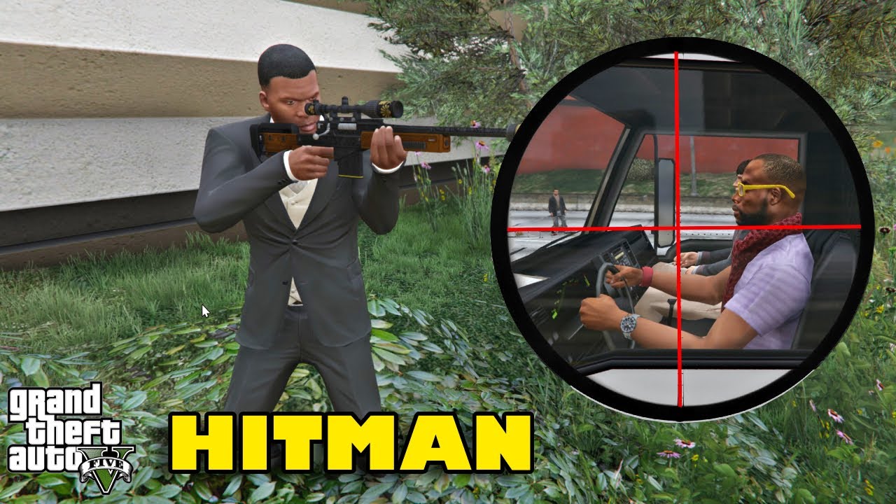 Franklin Become Most Powerful HITMAN in GTA 5 || SHINCHAN and CHOP ...