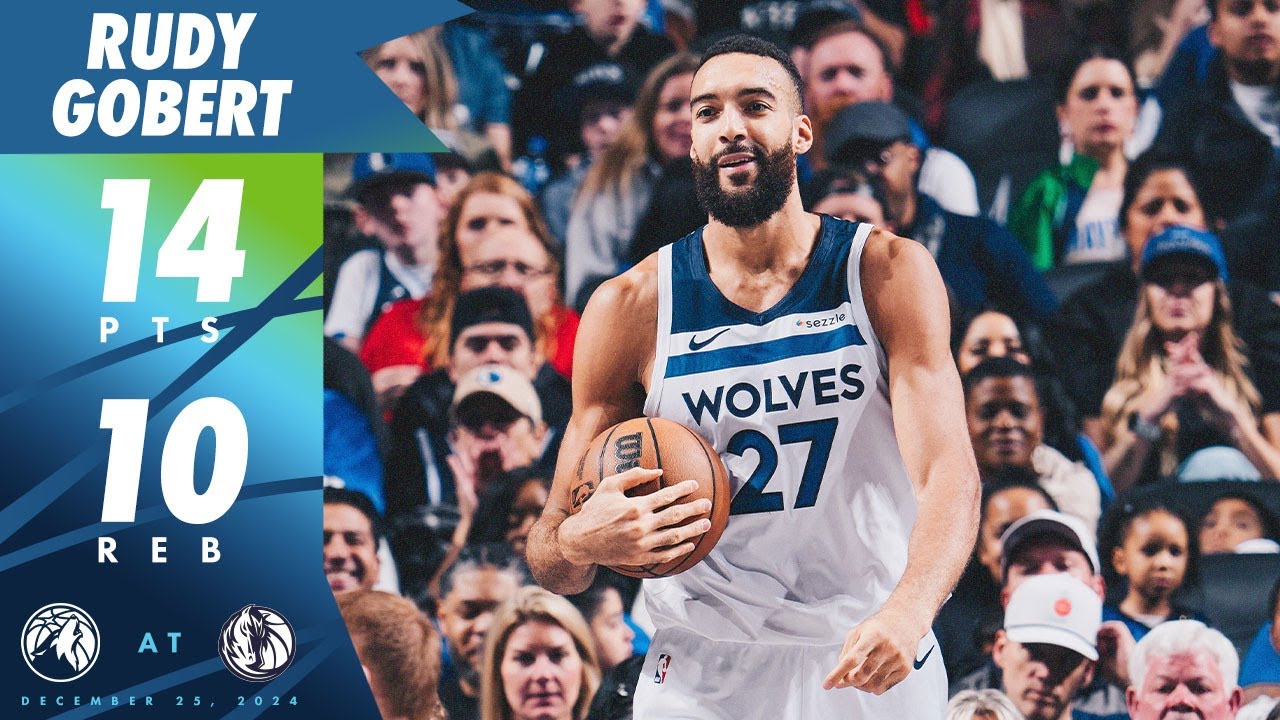 Rudy Gobert 14 points Highlights vs Dallas Mavericks - YouTube