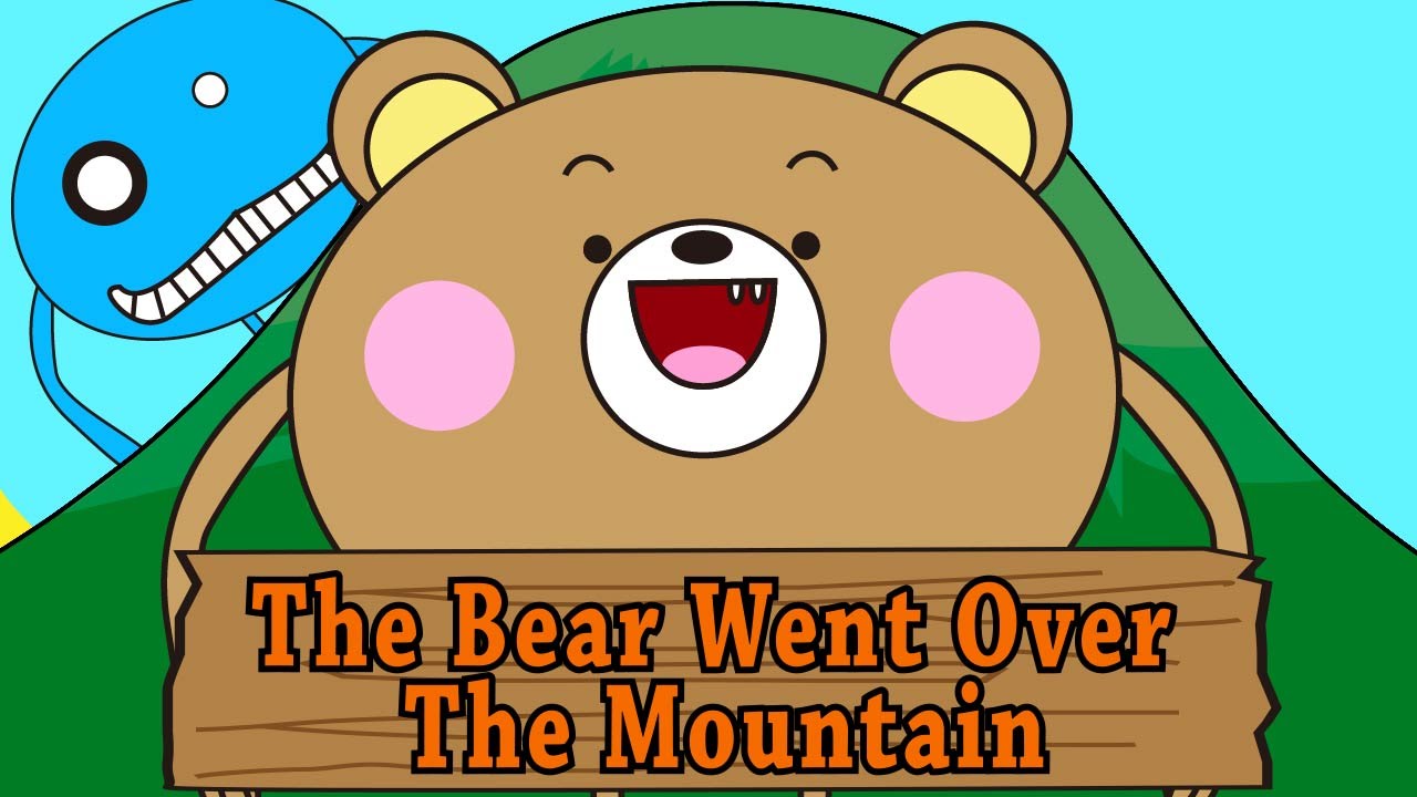 The Bear Went Over The Mountain Cartoon Animation | Nursery Rhyme ...
