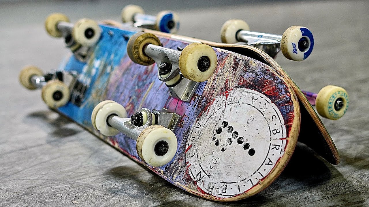 THE FOLDING SKATEBOARD?! - YouTube