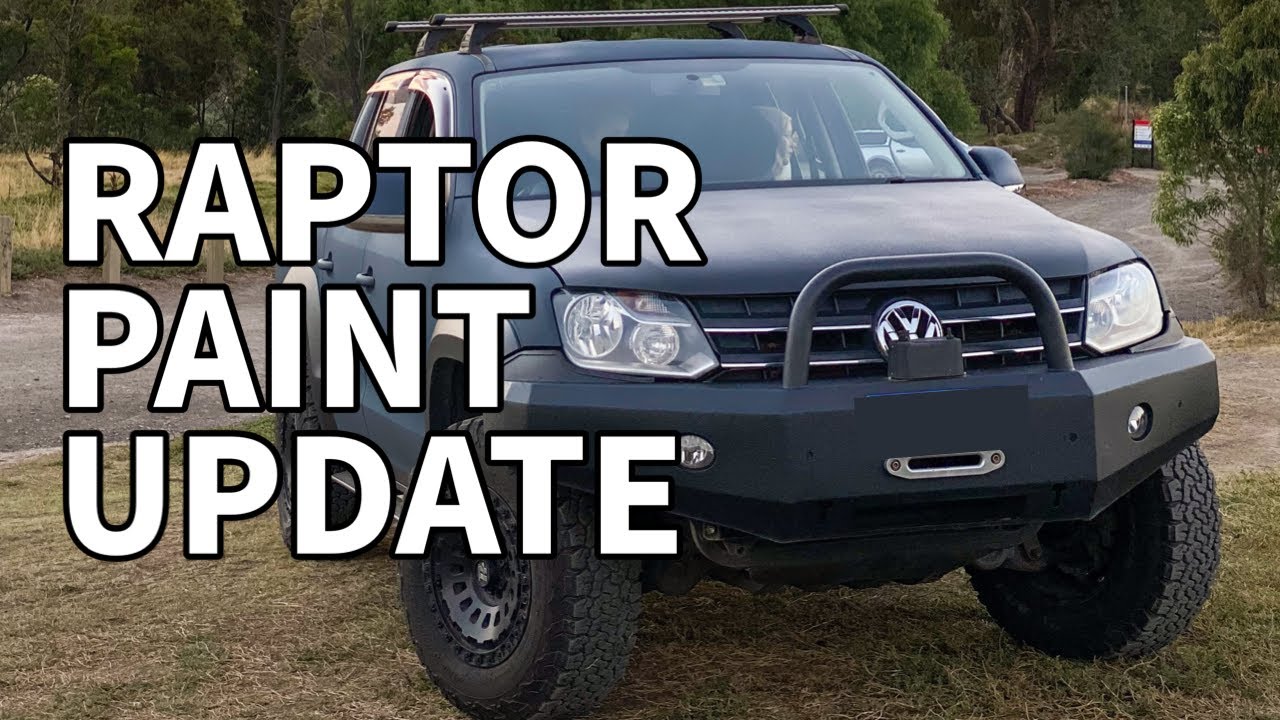 What went wrong with our raptor paint - updated black raptor spray job ...