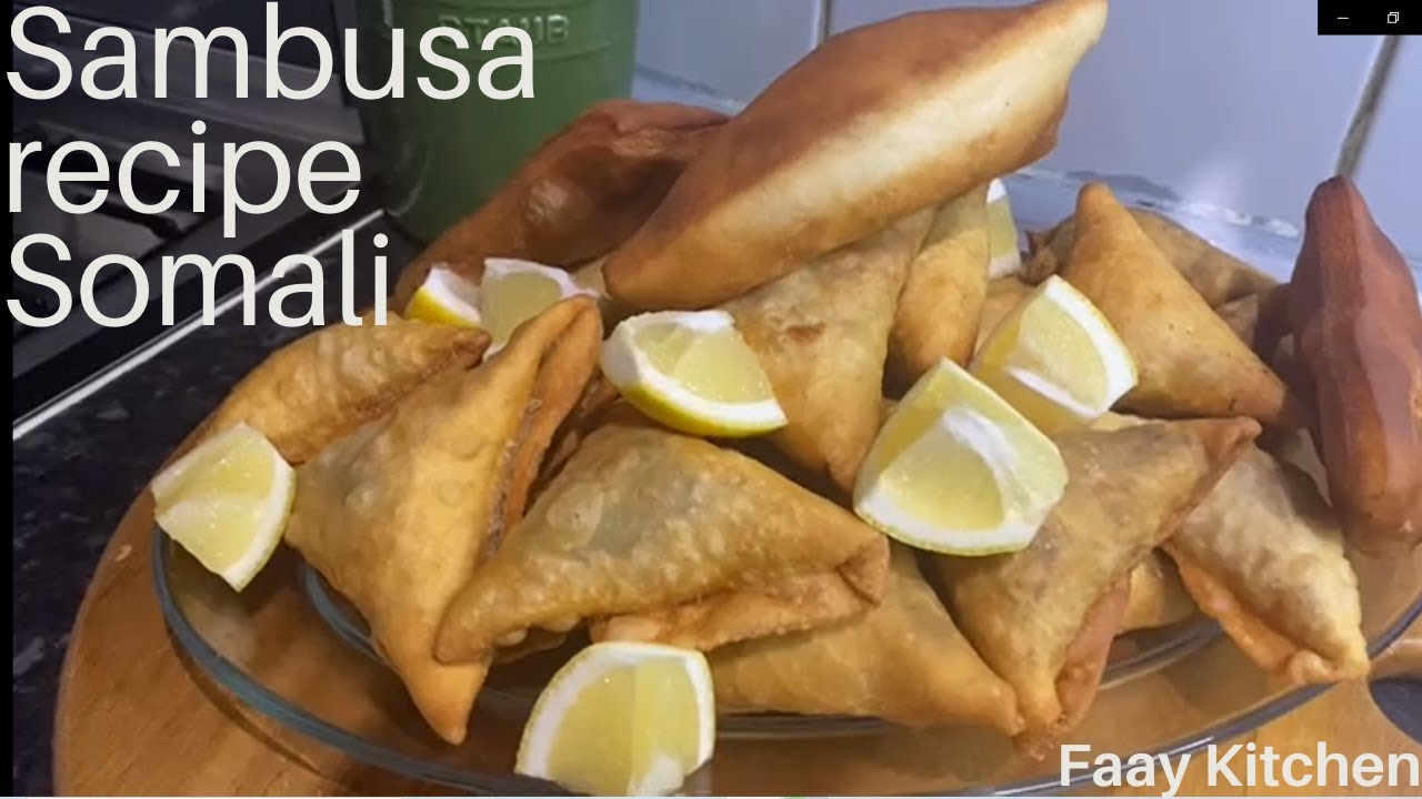 sambusa somali recipe / sambuus macaan - YouTube