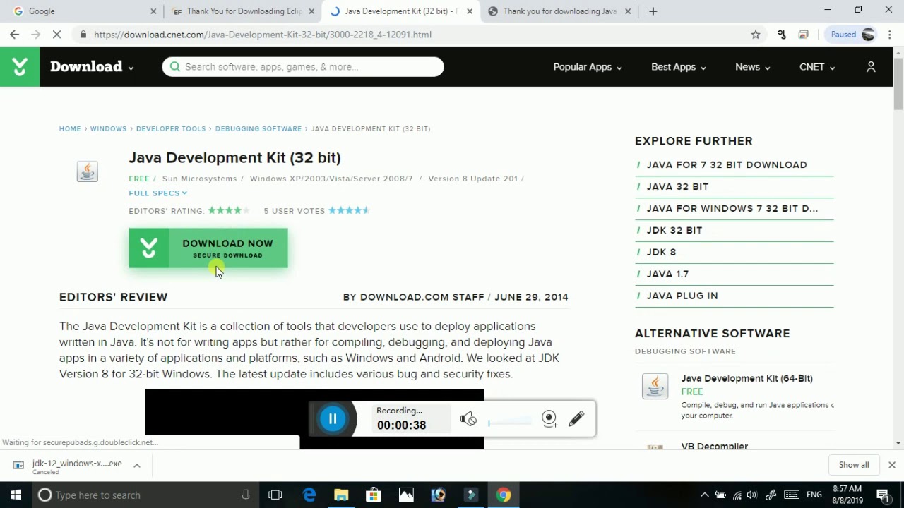 LECTURE 01_HOW TO INSTTAL JDK FILES AND ECLIPS - YouTube
