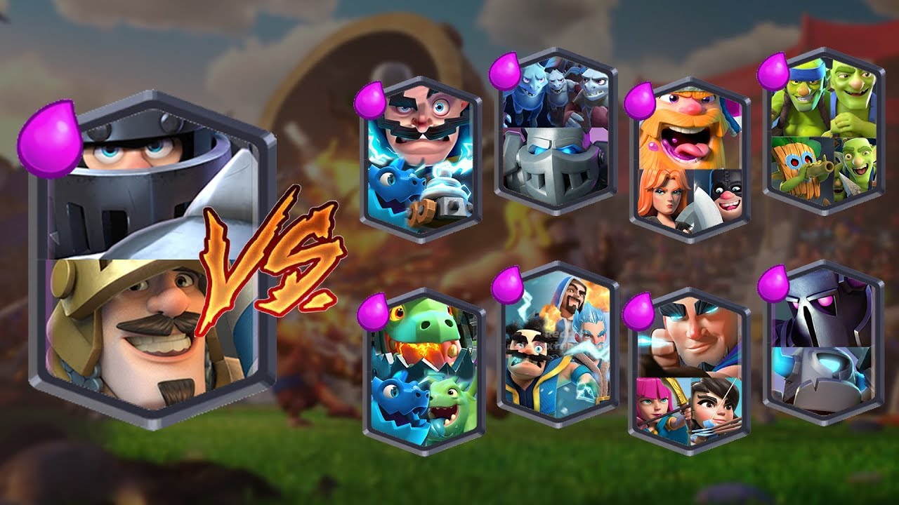 MEGA KNIGHT + PRINCE VS ALL TEAMS | CLASH ROYALE TEAM CHALLENGE - YouTube