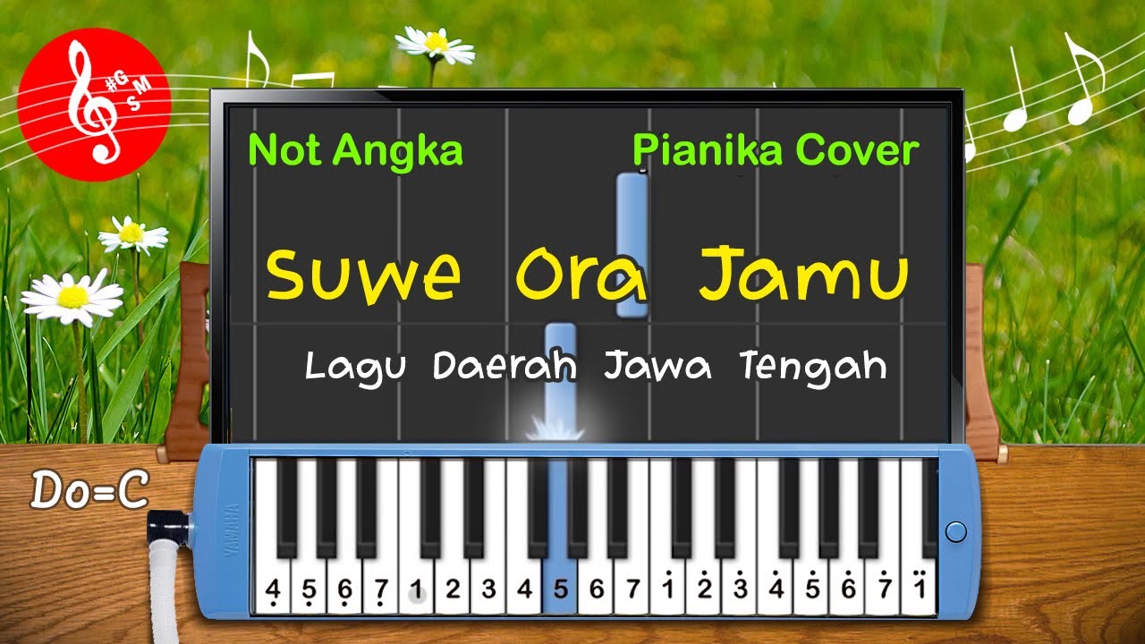 Not Pianika Lagu Suwe Ora Jamu - Not Angka - Lirik Karaoke - YouTube