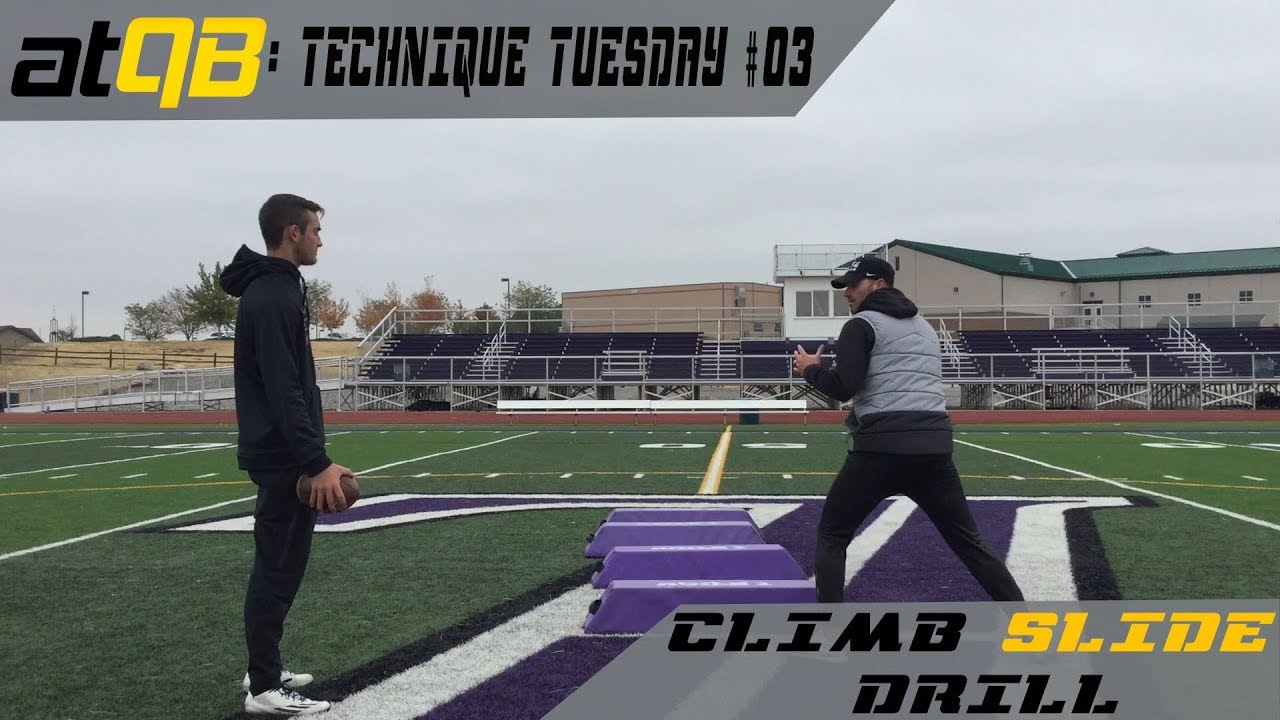 Technique Tuesday #03: Climb Slide - QB Pocket Movement Drill - YouTube