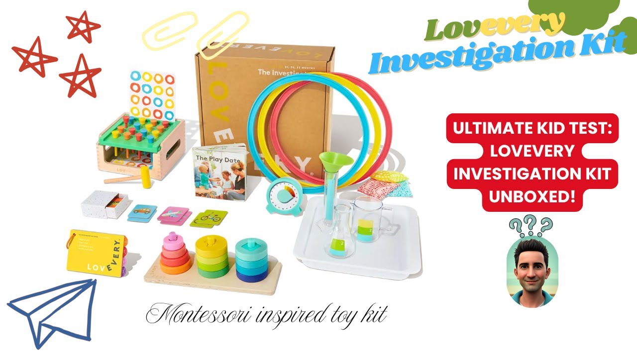 Lovevery Investigator Play Kit Unboxing & Action! Best Toys for 31-33 ...