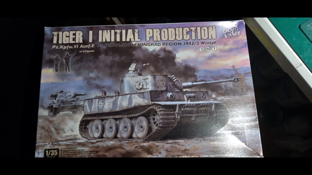 Border 1/35 BT014 Sd.Kfz.181 Pz.Kpfw.VI Ausf.E Tiger I Initial ...