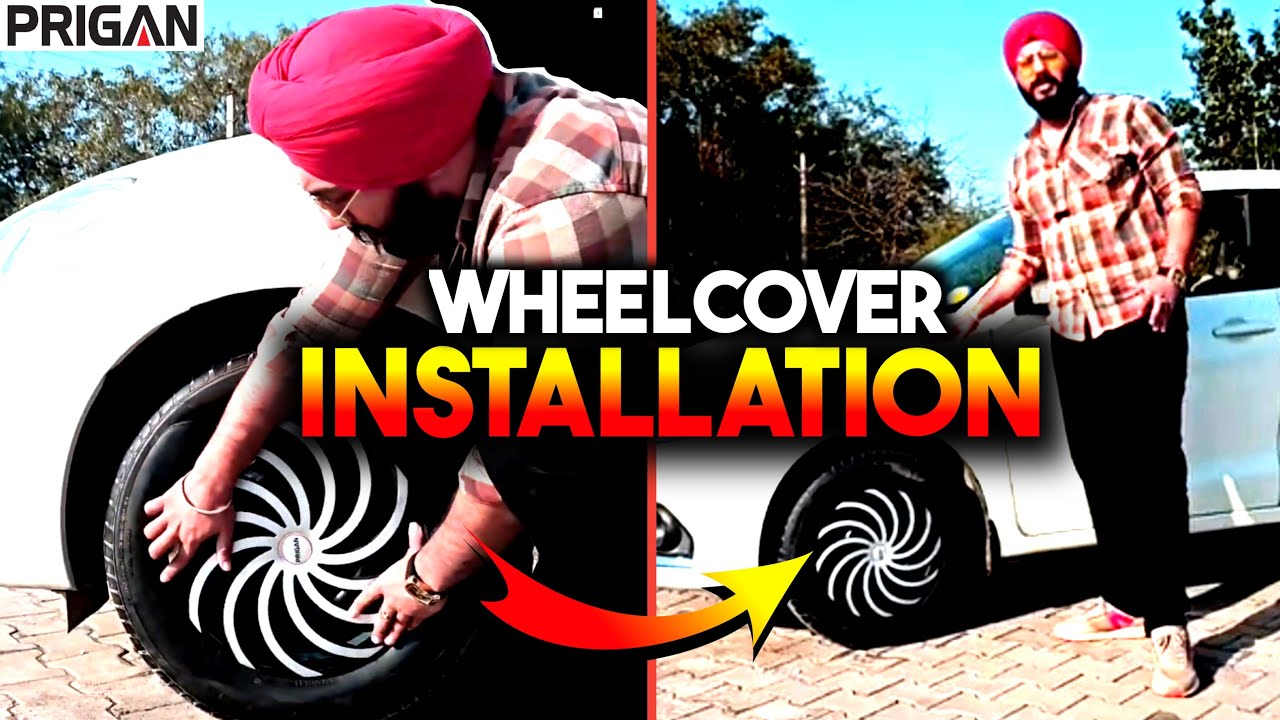 How to Install PRIGAN Wheel Cover - YouTube