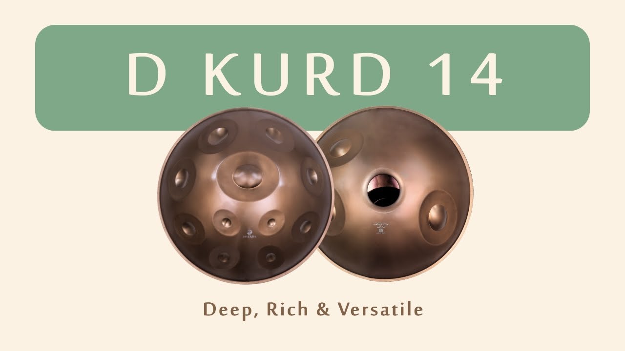 D Kurd Handpan – 14 Notes | Mutant Series by Panersia | Deep, Rich ...
