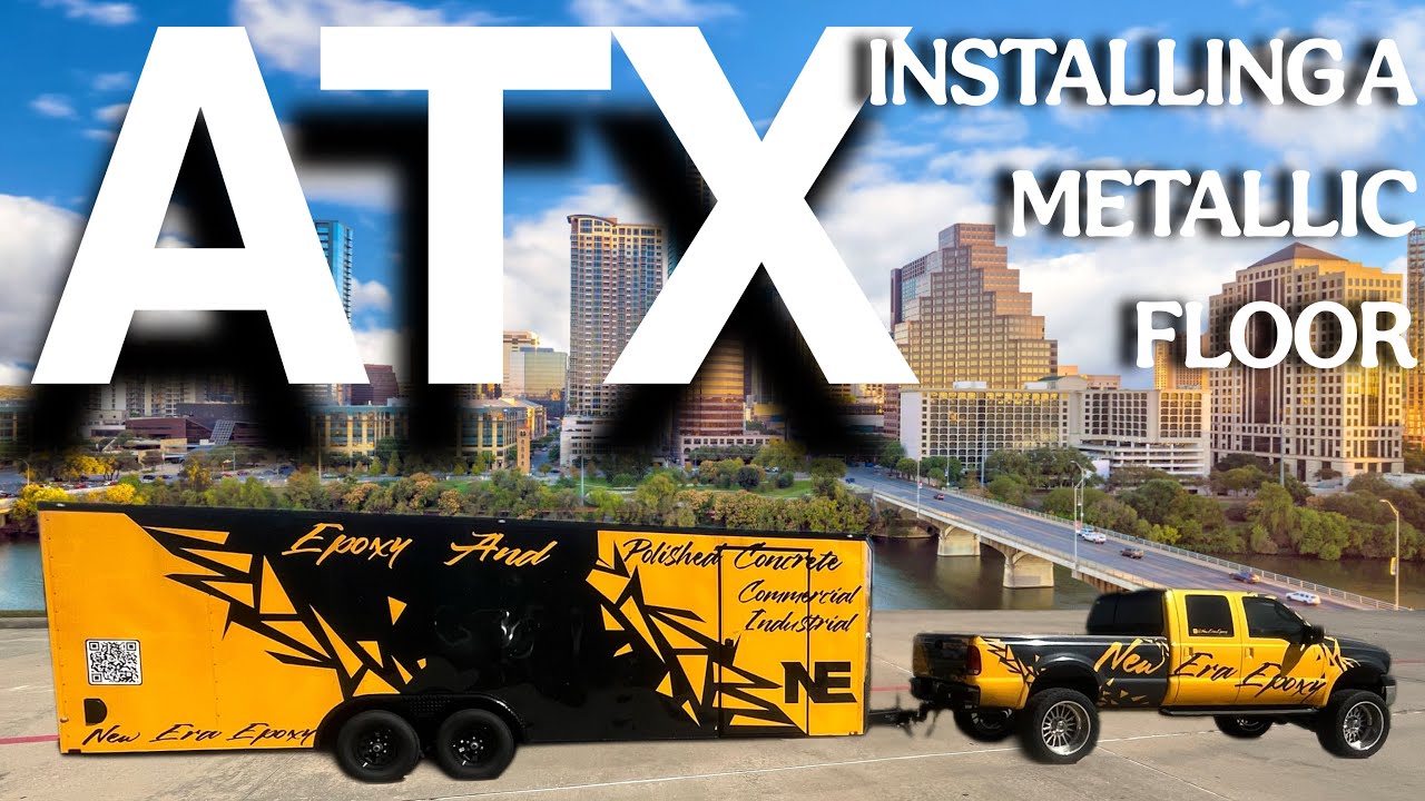EPOXY: ATX News x Epoxy Metallic Floor Drop - YouTube