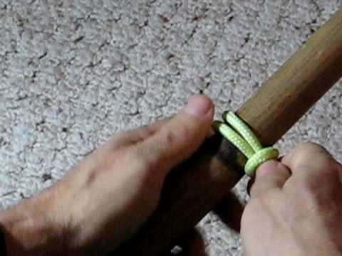 How to tie a cow hitch - YouTube