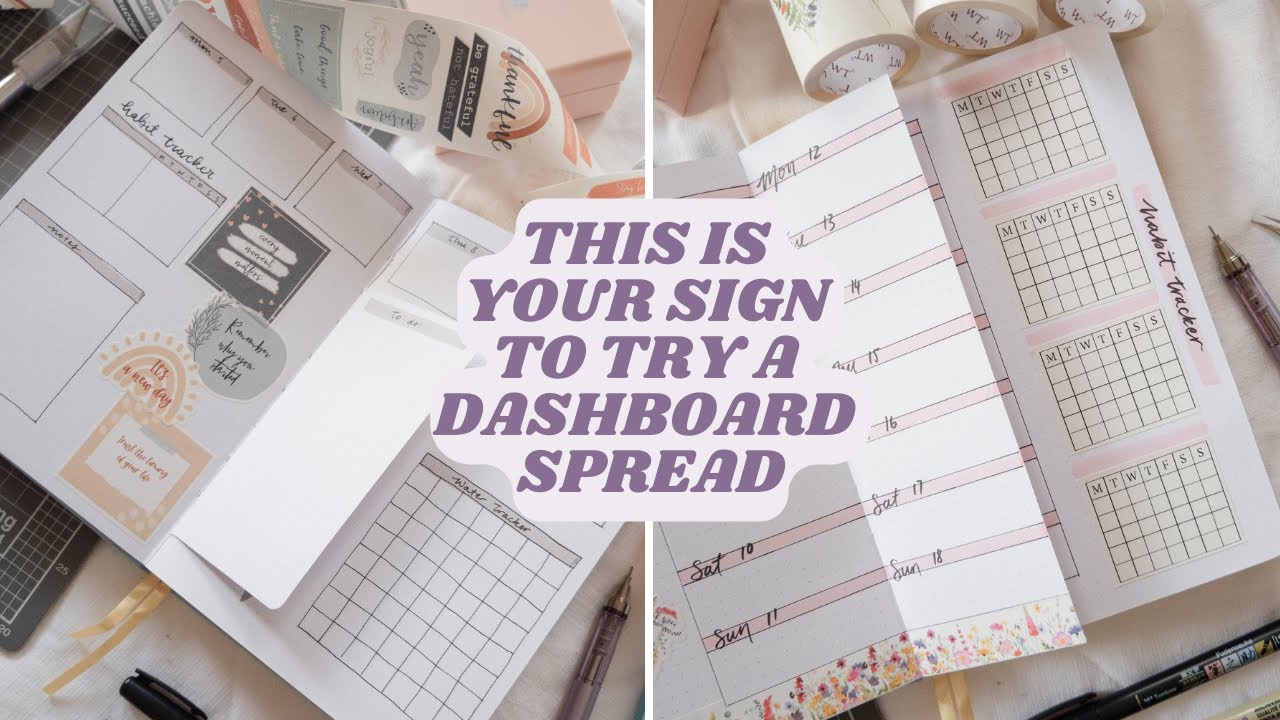 3 Easy Dashboard + Dutch Door Layouts to Try in Your Bullet Journal ...