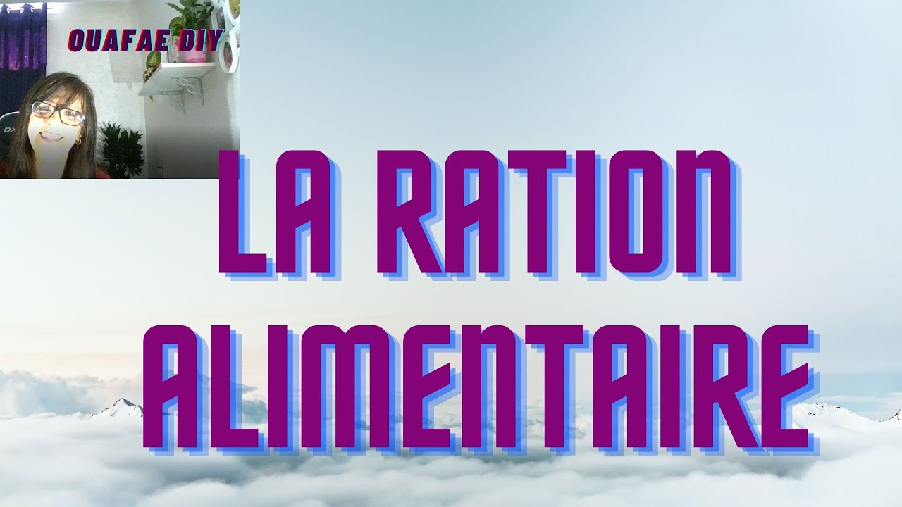 ration alimentaire métabolisme de base exercices - YouTube