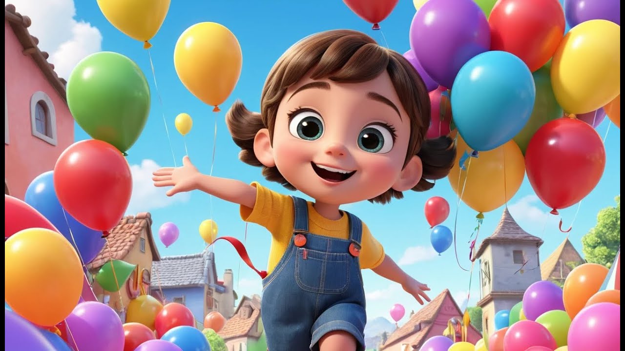 Balloon Pop Song – Which Color Pops Next? | Fun Counting Nursery Rhyme ...