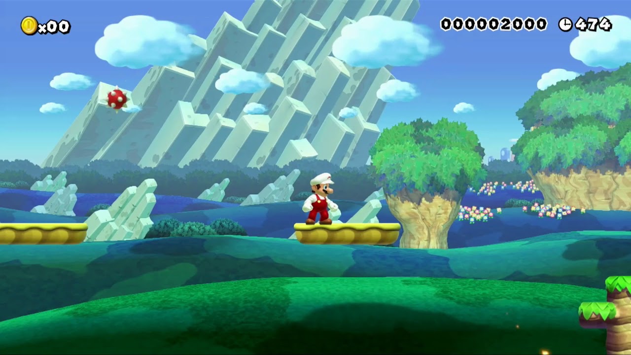 Super Mario Maker - Parkour moving platform - YouTube