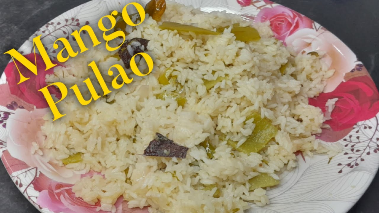Mango Pulao/மாங்காய் புலாவ்/புளிப்பு இல்லாத சுவையான பச்சை மாங்காய் ...