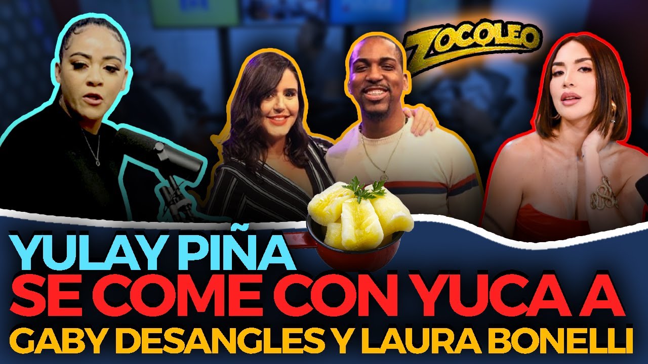 INTEGRANTE DEL ZOCOLEO SE COME CON YUCA GABY DESANGLE Y LAURA BONELLI ...