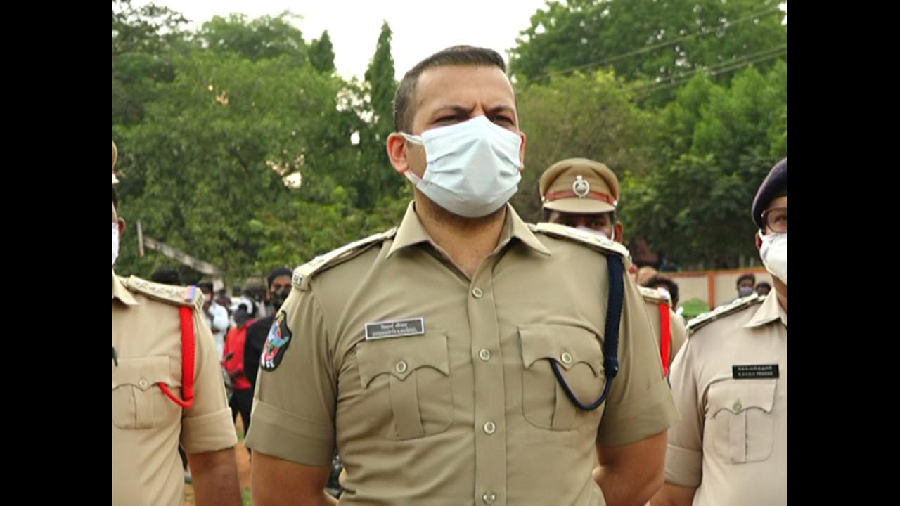Sp Siddharth Kaushal Ips Curfiew Vehicals Counciling Ongole Media