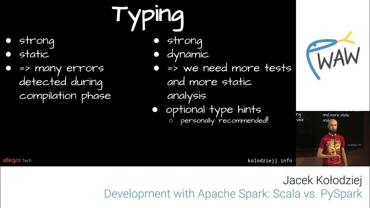 PyWaw #100 - Development with Apache Spark: Scala vs. PySpark - YouTube