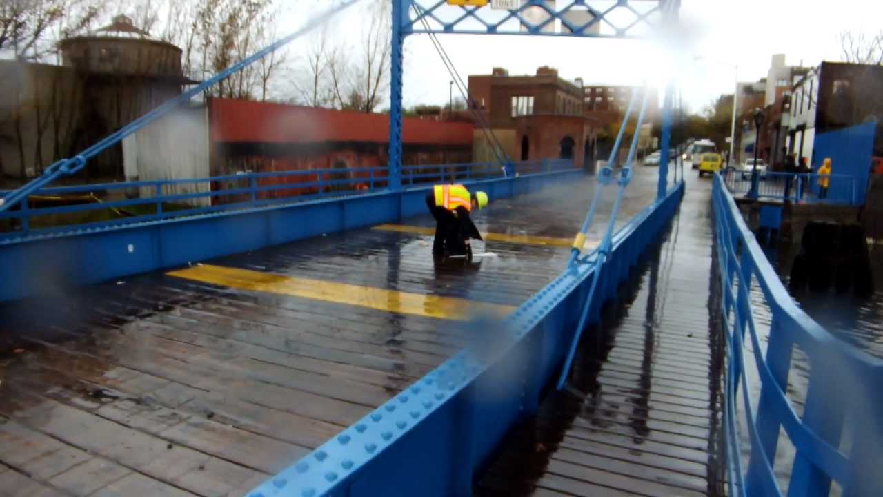 The Gowanus Canal the morning after the big flood. - YouTube
