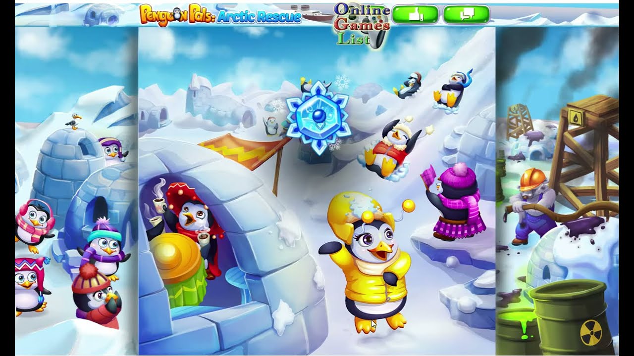 Penguin Pals: Arctic Rescue Walkthrough gameplay levels (11-20) - YouTube