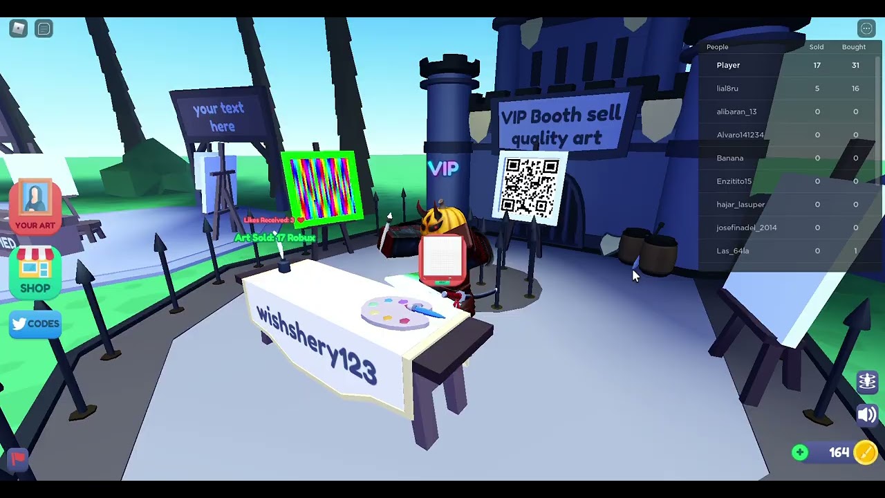 Starving artist VIP gamepass review Including rainbow colors castle and ...