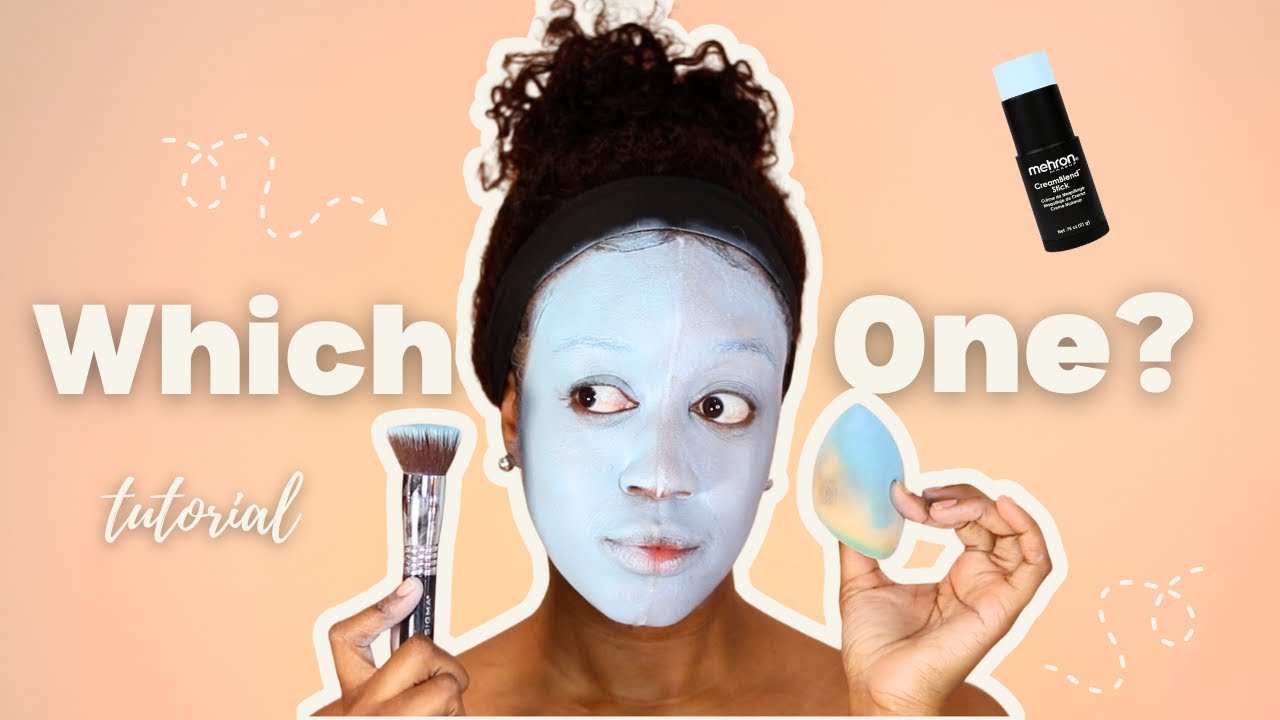 How to apply cream body paint using the BEST tools! (Brush vs. Makeup ...