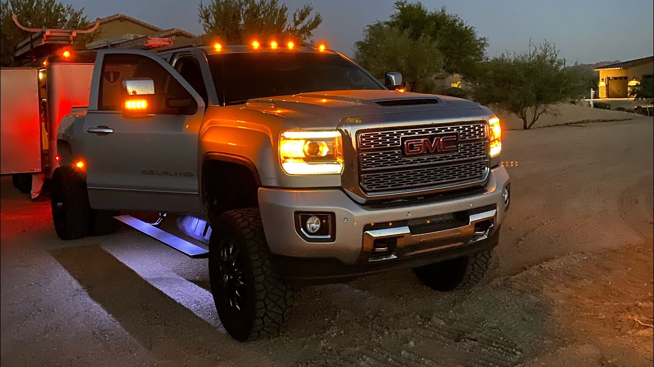 Sierra 3500 Denali (dually )lifted 6.5” BDS Suspension - YouTube
