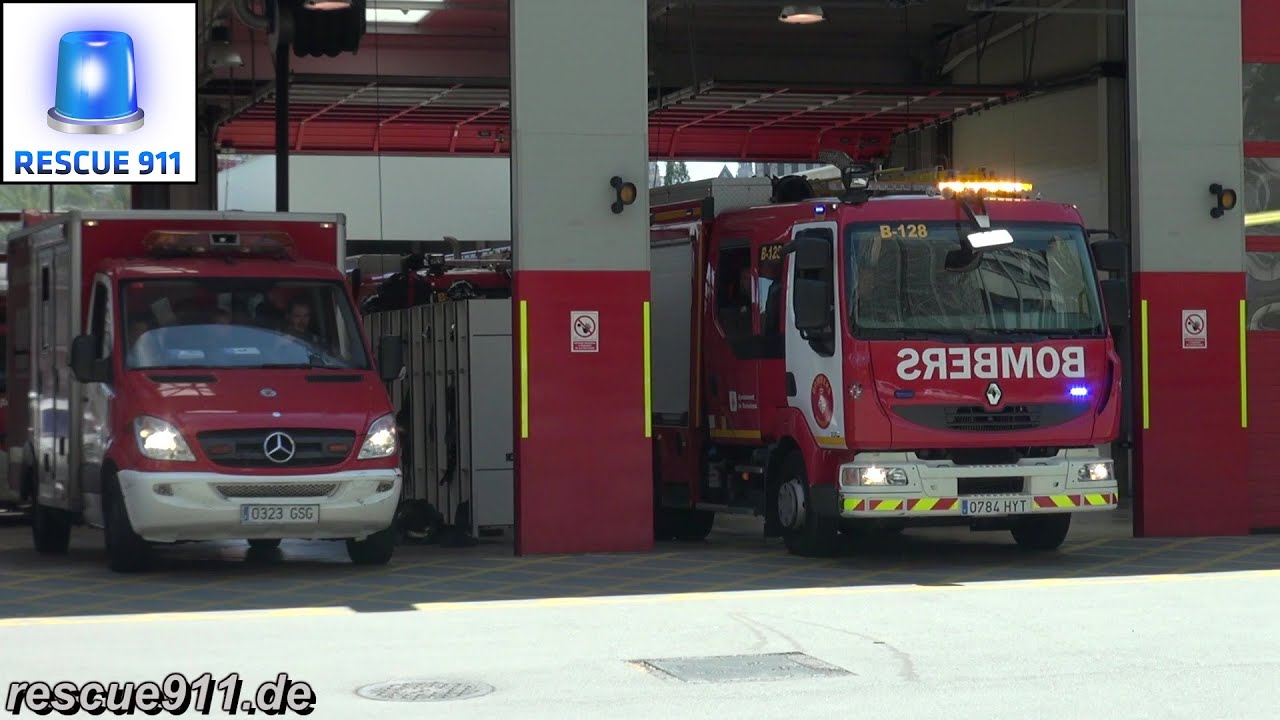 Barcelona Fire Department // B128 + S23 Bombers de Barcelona Parc de L ...
