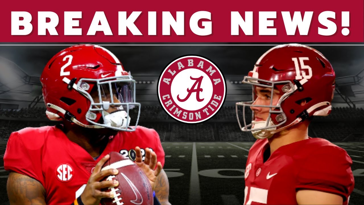 BREAKING NEWS! ALABAMA CRIMSON TIDE FOOTBALL NEWS TODAY! COLLEGE ...