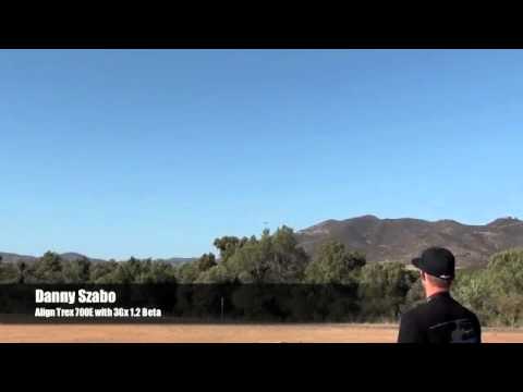 Danny Szabo Trex 700E V2 at San Diego Heli Freak Event - YouTube