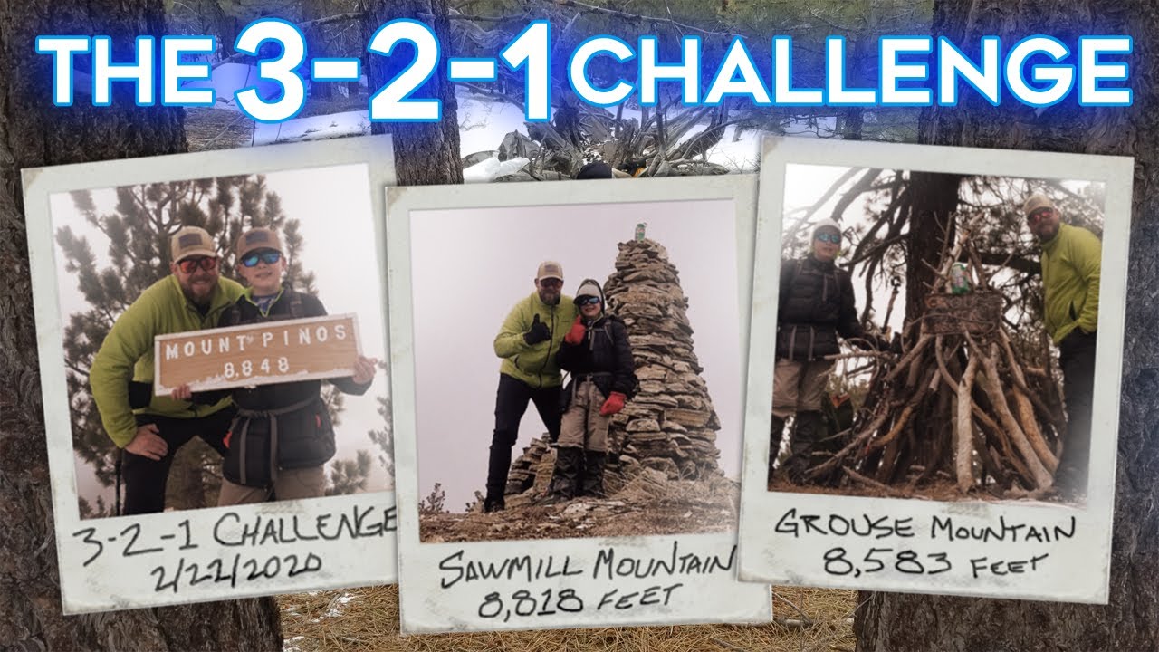 Hiking The 3-2-1 Challenge: February 22, 2020 - YouTube