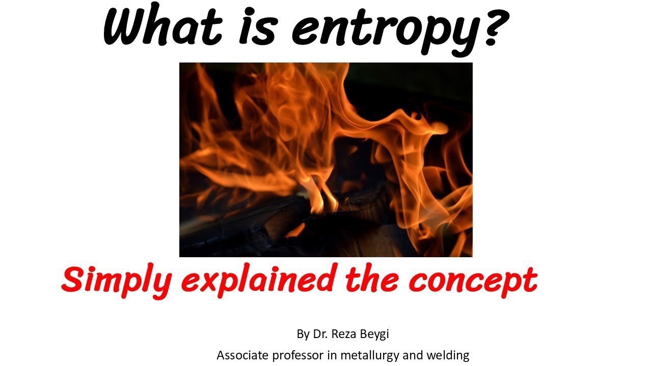What is "entropy"? A simple explanation of the concept. - YouTube
